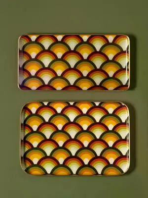 CU I SEEYOU Geometric-print Trays