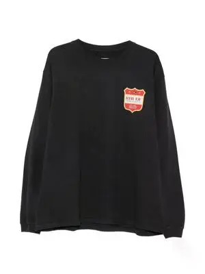 Rhude Graphic-print Long-sleeve T-shirt - Black