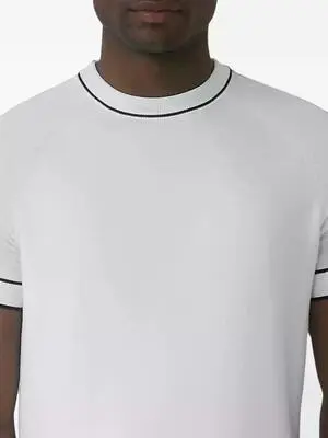 MAUVAIS Contrast-trim Knitted T-shirt