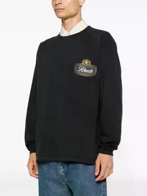 Rhude Logo-print Long-sleeve T-shirt