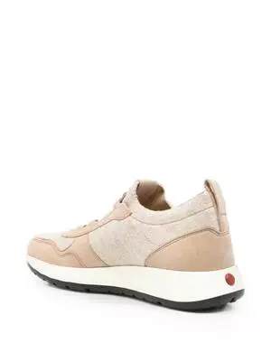 TOD'S Red Dot Socks Sneakers In Knit And Suede