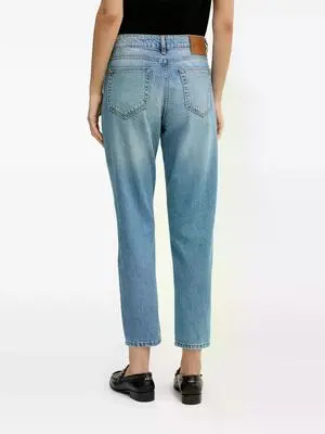 BENETTON Faded Logo-patch Jeans