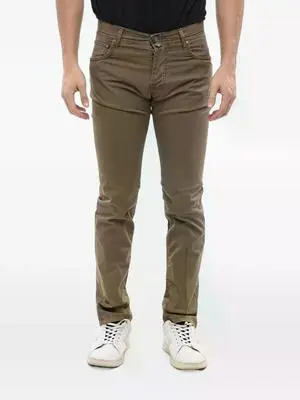 Corneliani Five-pockets Cotton Trousers