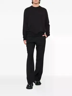 WOOYOUNGMI Logo-print Long-sleeve Sweatshirt - Black