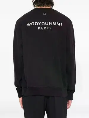 WOOYOUNGMI Logo-print Long-sleeve Sweatshirt