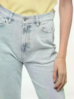 SEVEN Raw-hem Flared-leg Cropped Jeans