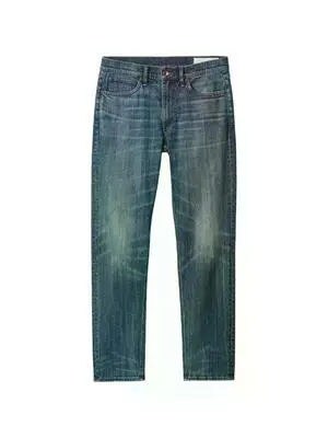 Rag & Bone Fit 2 Faded Whiskered Jeans - Blue