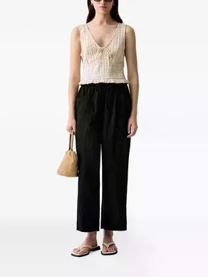 BENETTON Drawstring Patch-pocket Trousers