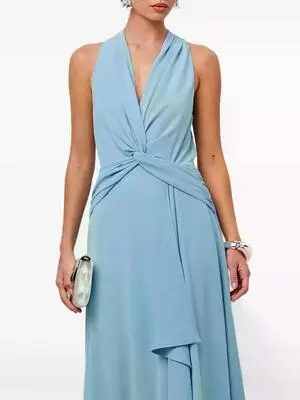 SAVEL Hennie Twist-front Draped Maxi Dress