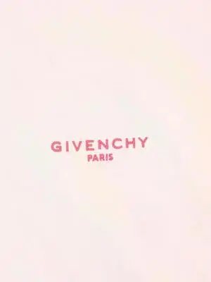 Givenchy Logo-embroidered Cotton T-shirt - Pink