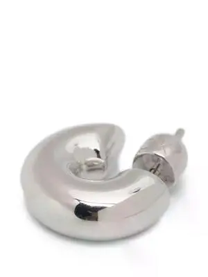 MARIA BLACK Medium Prima Hoop Earring - Silver