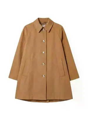 Herno Pointed-collar Overszied Jacket - Brown