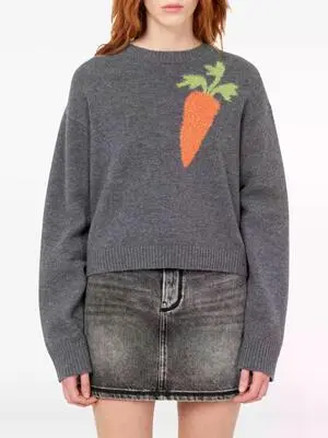 Moschino Inlaid Wool Sweater