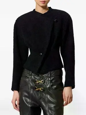 ISABEL MARANT ÉTOILE ISABEL MARANT Bouclé-Texture Raw-Edge Jacket