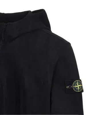 Stone Island Logo-patch Zip-up Hoodie