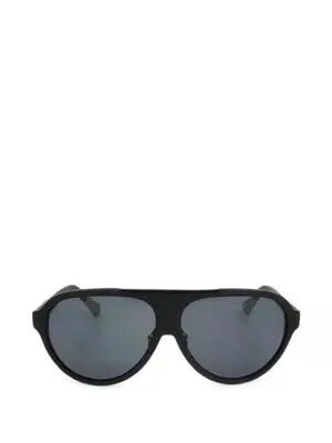 Linda Farrow Kris Van Assche Pilot Sunglasses - Black