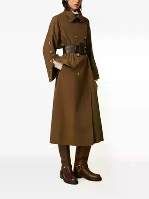 TWINSET Cotton-blend Gabardine Trench Coat