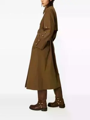 TWINSET Cotton-blend Gabardine Trench Coat