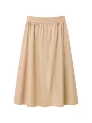 GRAN SASSO Gathered A-line Skirt - Neutrals