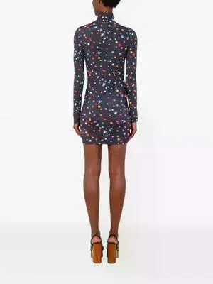 Moschino Short Dress Made Of Printed Technical Jersey