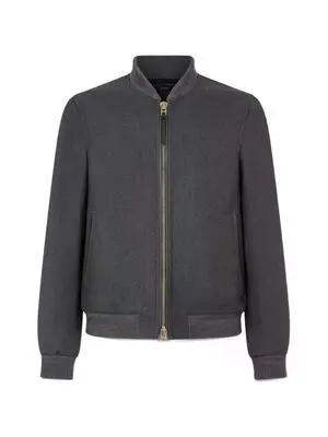 TOM FORD Zip-up Bomber Jacket - Grey