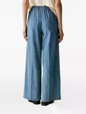 BENETTON Pleated Wide-leg Jeans
