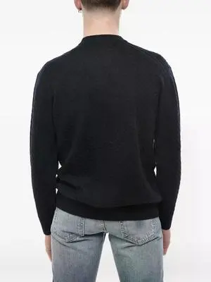 PAOLO PECORA Textured Sweater - Blue