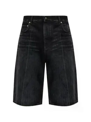 Balenciaga Panelled Distressed-finish Shorts