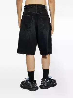 Balenciaga Panelled Distressed-finish Shorts