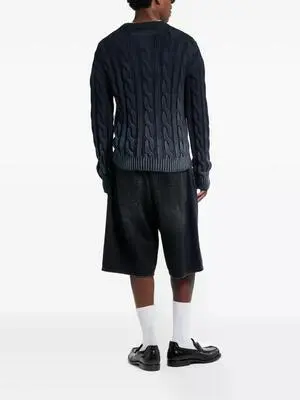Balenciaga Paneled Denim Shorts