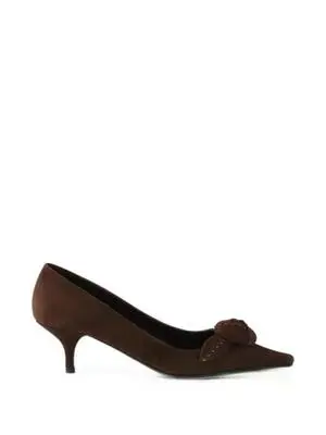 Prada Suede Pumps - Brown