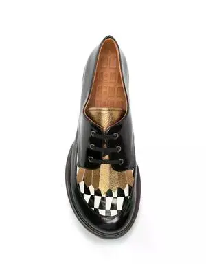 Chie Mihara Jeripa Fringed Checkered Loafers