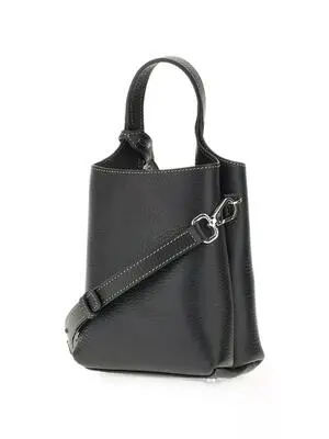 TOD'S T Timeless Pebbled Bucket Bag