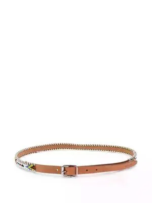 Dsquared2 Bead-embellished Leather Belt
