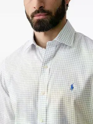 Polo Ralph Lauren Check-print Logo-embroidered Shirt