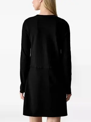 Karl Lagerfeld Drawstring Long-sleeve Mini Dress