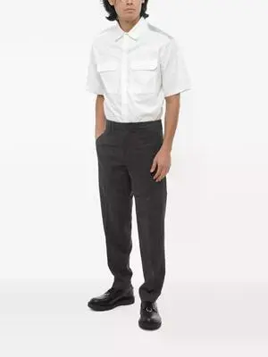 Neil Barrett Checked Slim-fit Trousers
