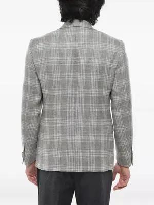 Corneliani Checked-pattern Single-breasted Blazer