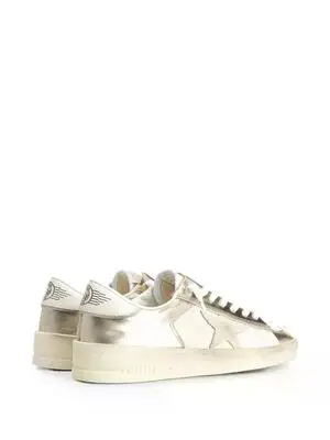 GOLDEN GOOSE Stardan Laminated Leather Sneakers