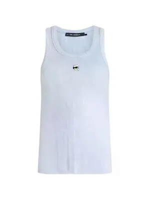 Karl Lagerfeld Textured Camis Tanks For Women