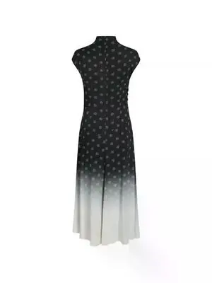 Karl Lagerfeld Logo-print Ombré Midi Dress