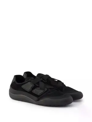Prada Speedrock Leather And Mesh Fabric Sneakers - Black