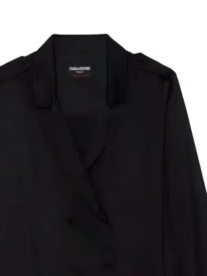 Zadig&Voltaire Tussi Double-breasted Blouse - Black