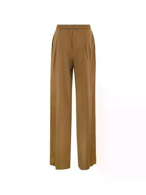 Max Mara Drawstring Wide-leg Trousers - Brown