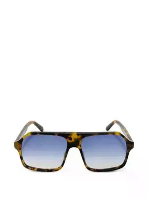 Palm Angels Tortoiseshell-effect Sunglasses - Brown