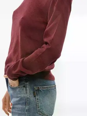 Malo Crew-neck Long-sleeve Sweater - Red