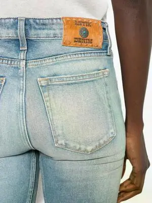 ANTIK DENIM Faded Flared-leg Jeans