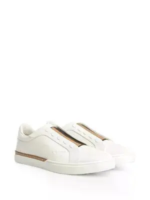 Fendi Elasticated Slip-on Sneakers - White