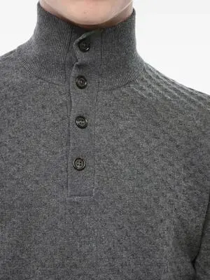PAOLO PECORA Half-button Sweater