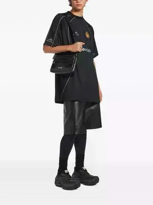 Balenciaga Explorer Double Messenger Bag - Black